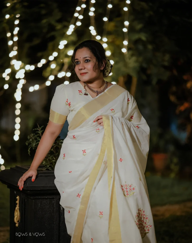 THECHI POO SAREE - Saanshi Handloom