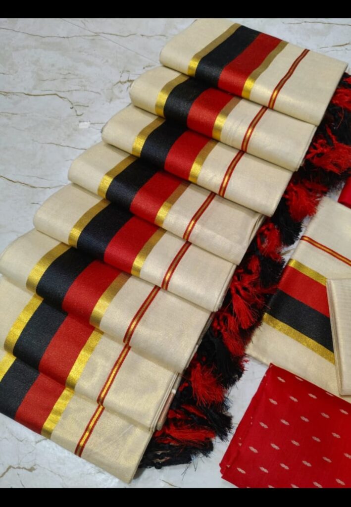KR -SET MUND -30178 - Saanshi Handloom