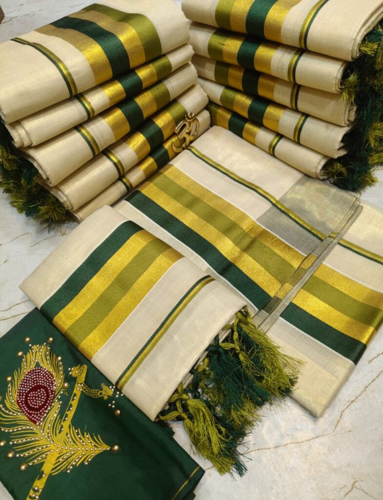KR SET MUND -30190 - Saanshi Handloom