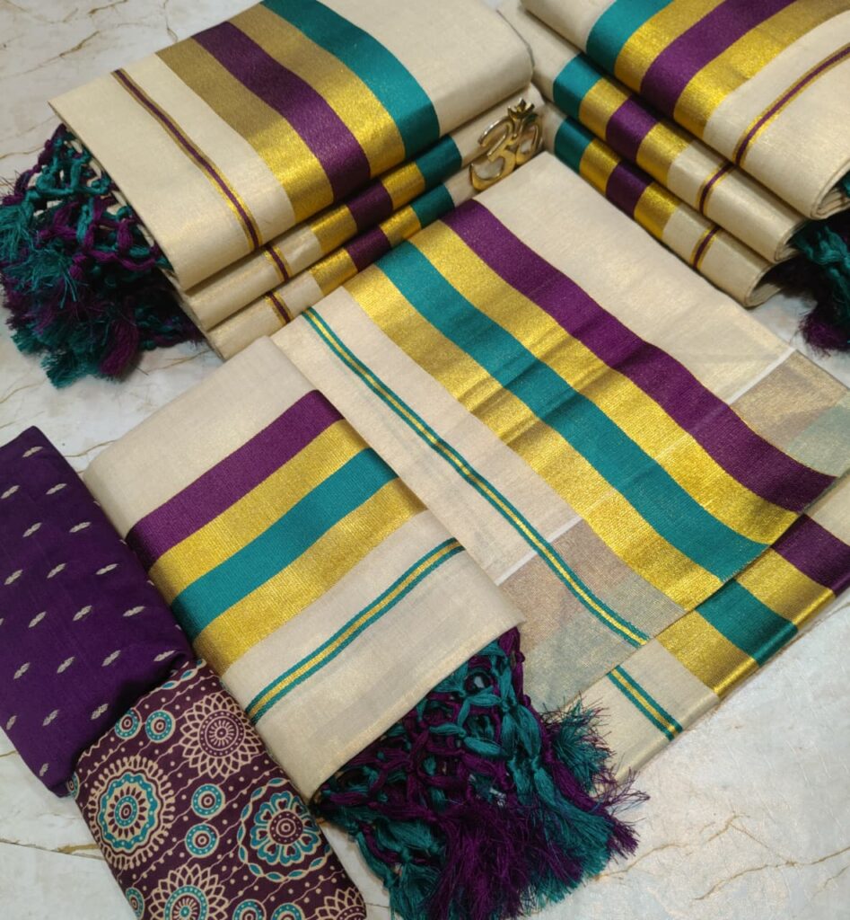 KR -SET MUND -30186 - Saanshi Handloom