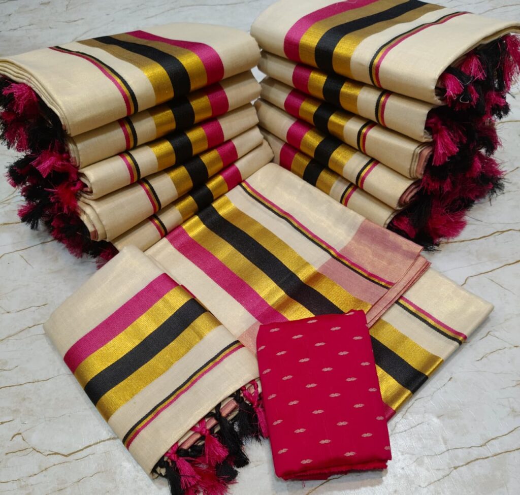 KR -SET MUND -30187 - Saanshi Handloom