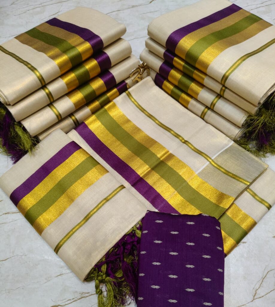KR -SET MUND -30188 - Saanshi Handloom
